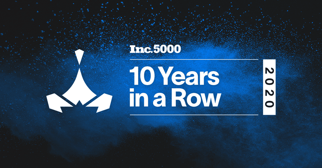 2020 Inc. 5000: Scorpion Makes the List 10 Years in a Row!